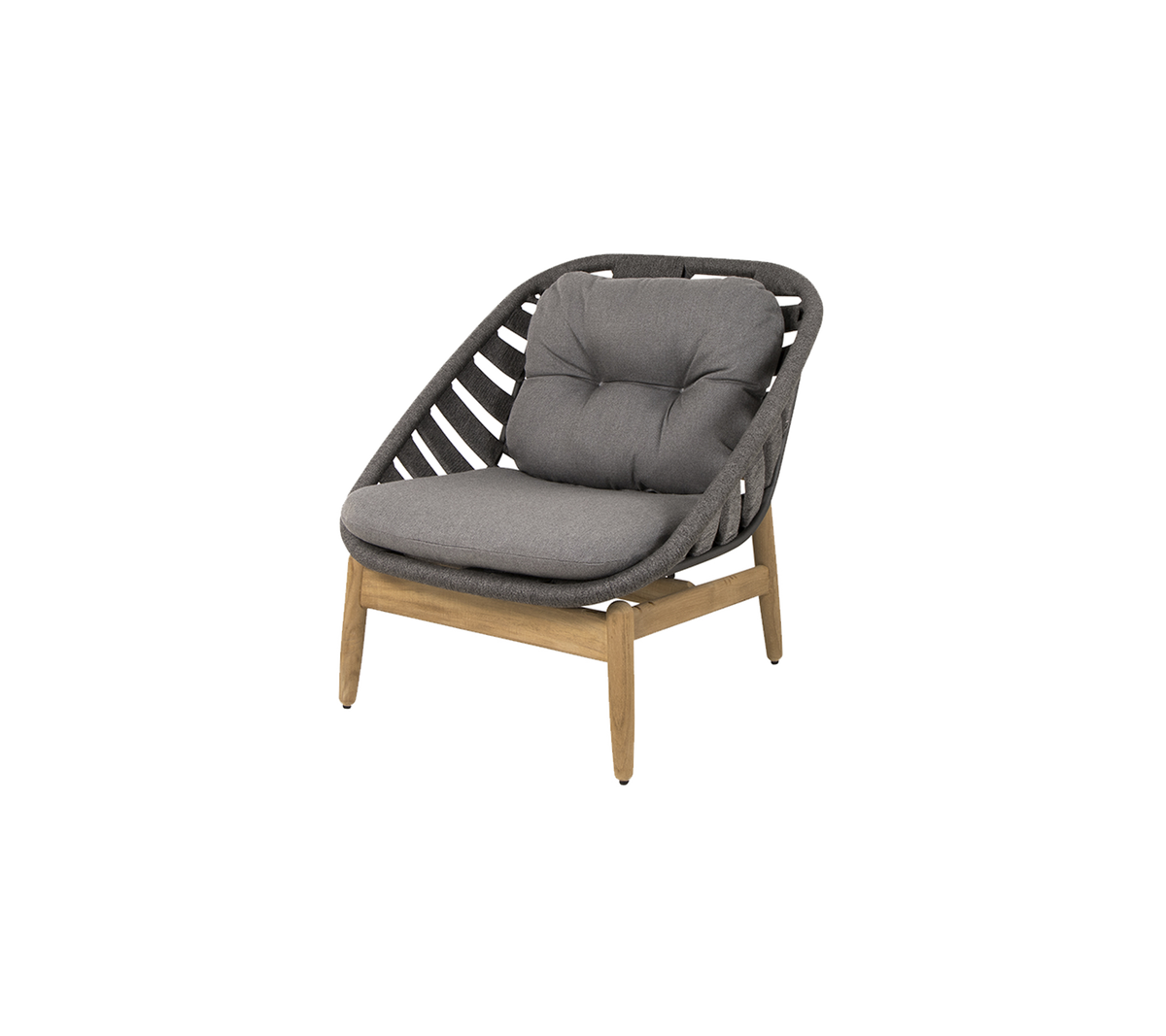 Cane-line Strington lounge chair - Scandinavian outdoor furniture ...