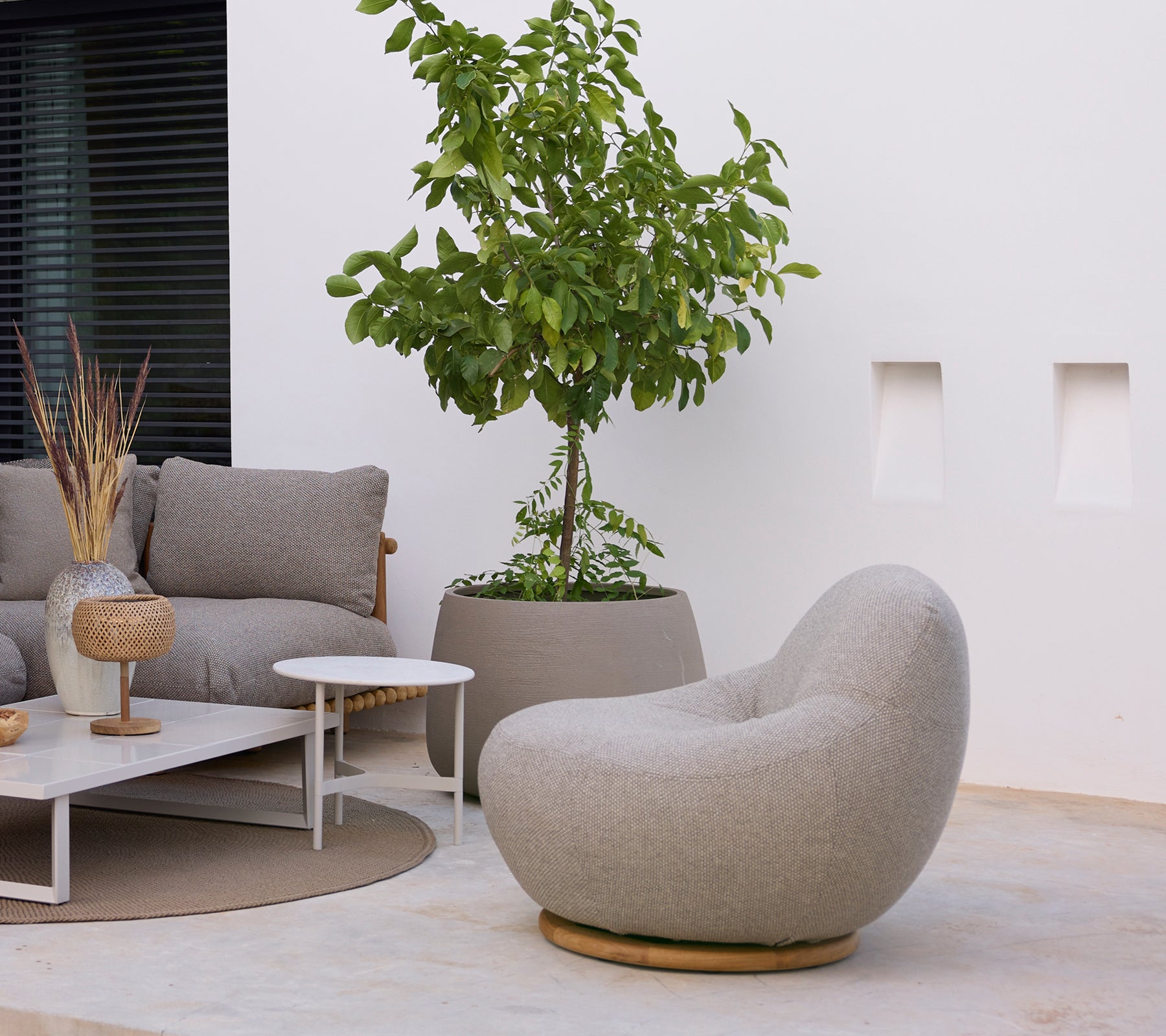 Cane-line Twist coffee table, small - Exclusive Danish design furniture ...