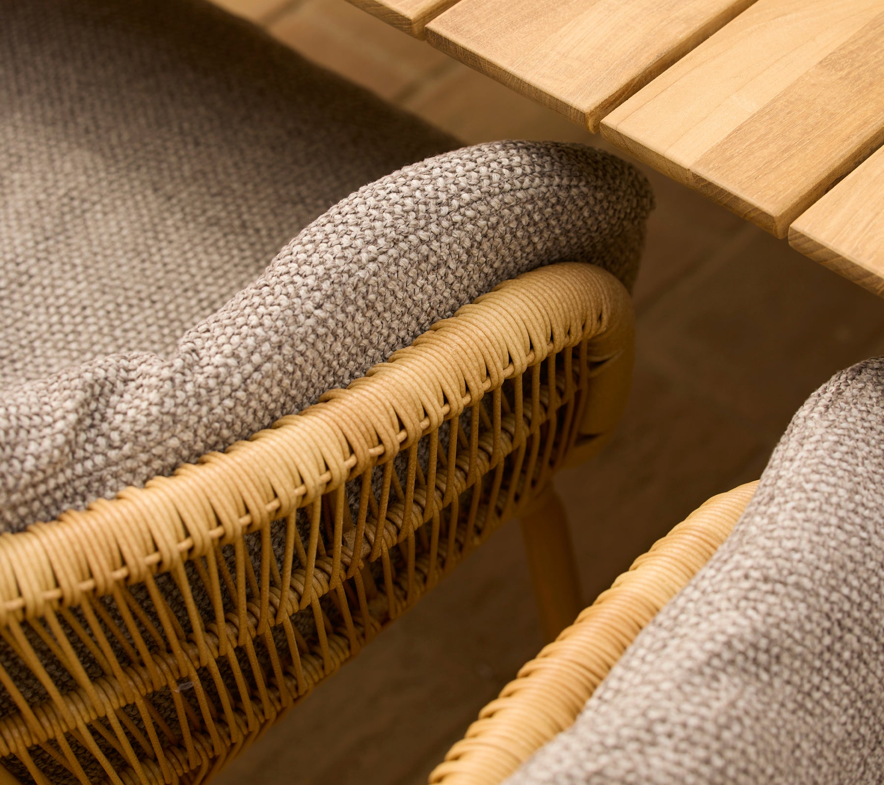 Cane-line Stay chair w/teak swivel - Exclusive Danish design furniture ...